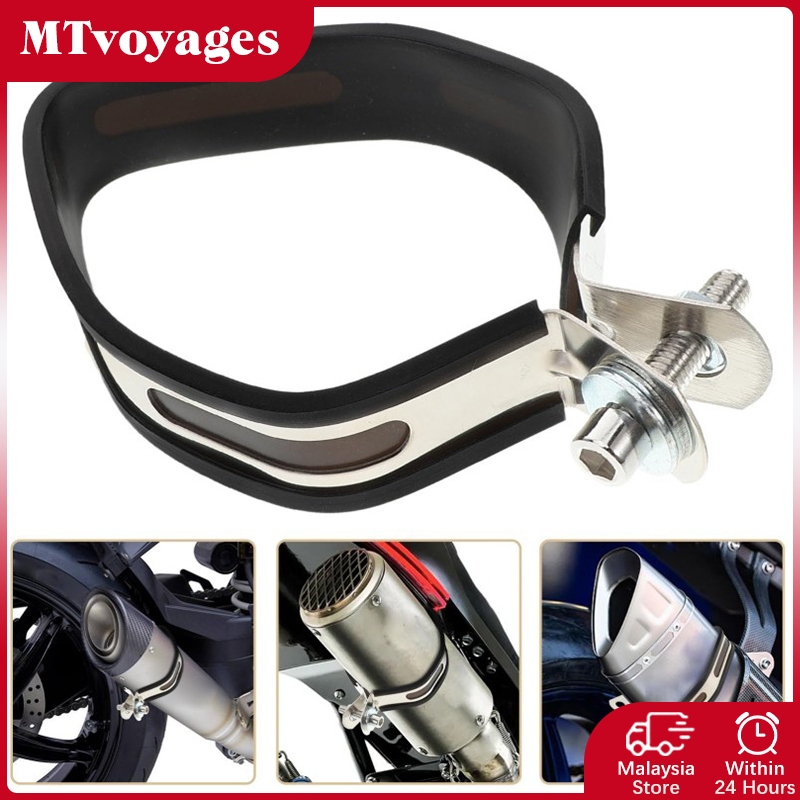 Motorcycle exhaust pipe retaining ring muffler bracket Exhaust Clamps ...