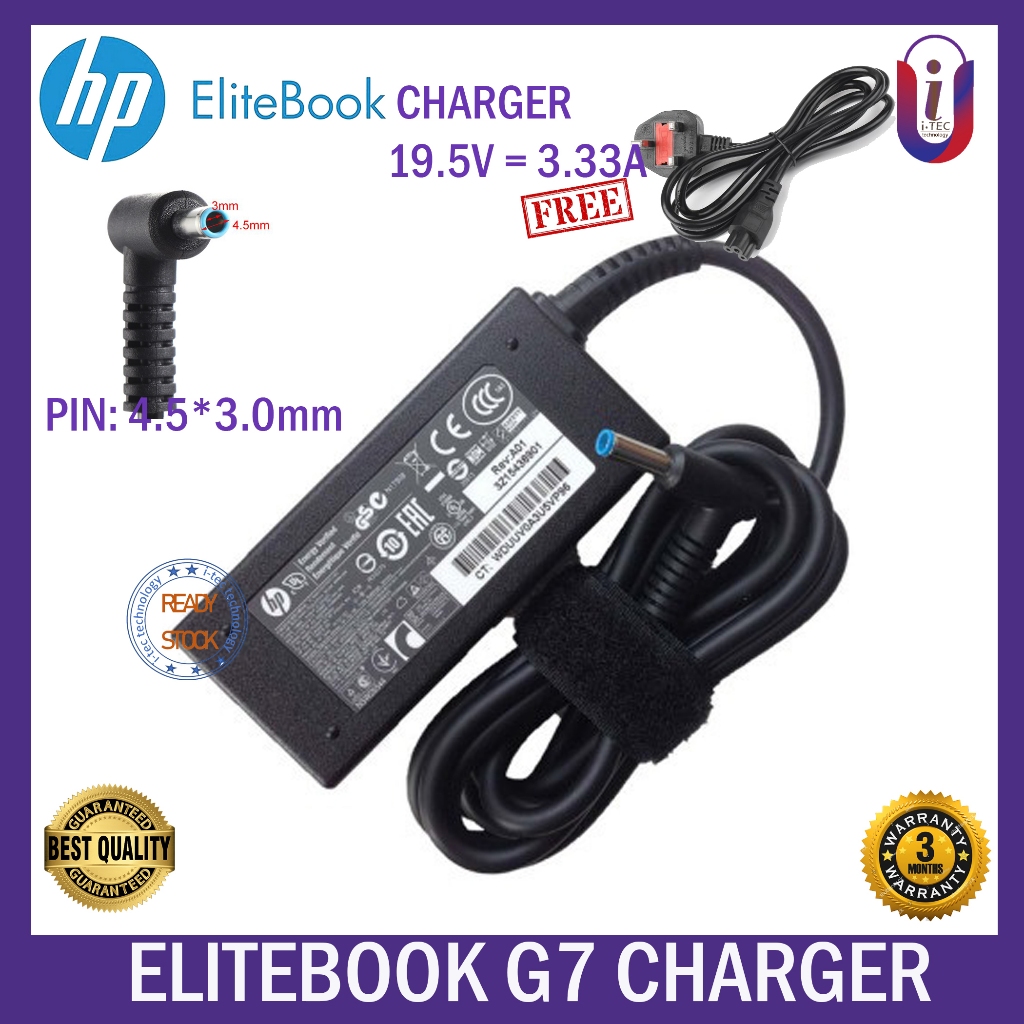 HP EliteBook Charger MODEL FIT 840 850 845 830 820 G9 G8 G7 G6 G5 G4 G3 ...