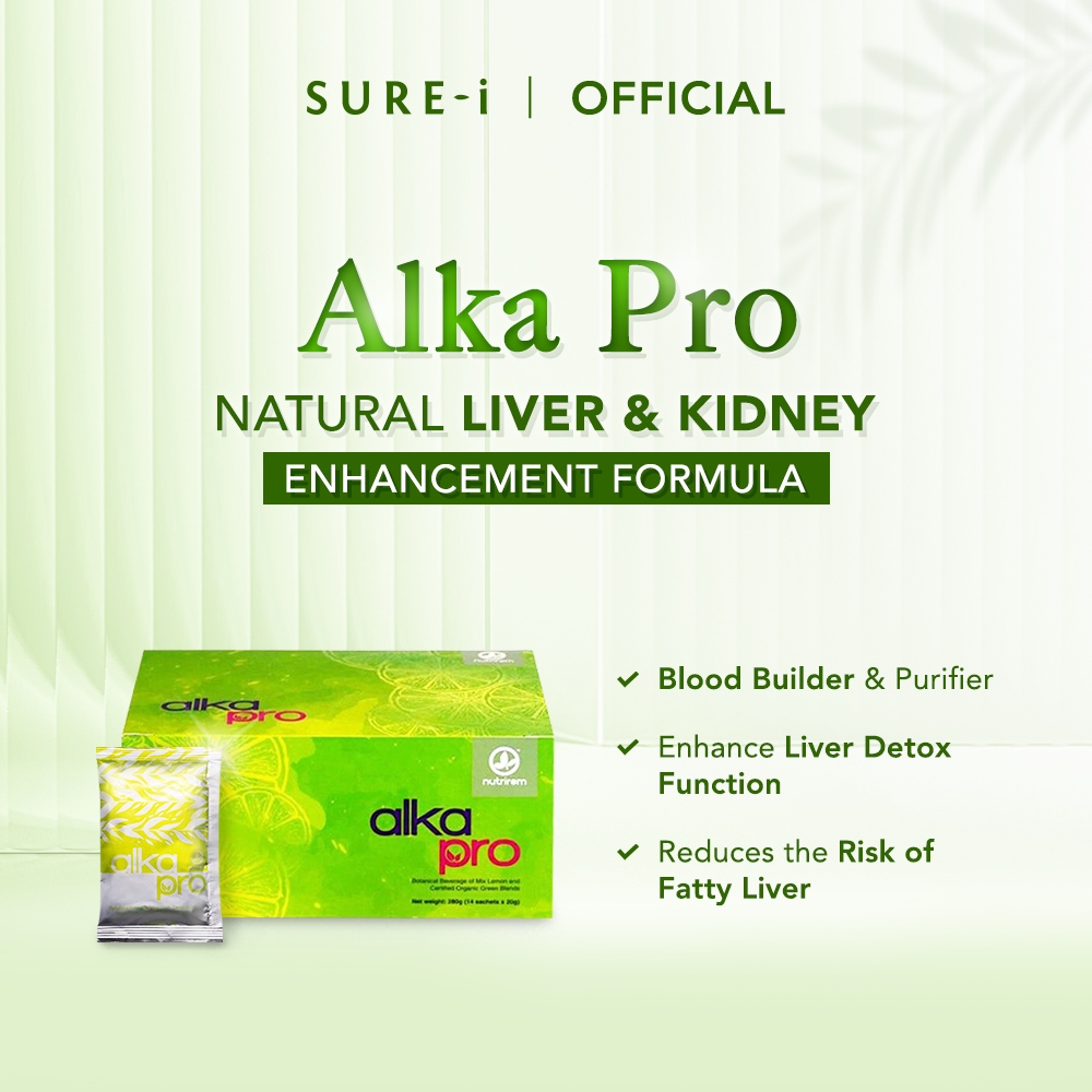 【SURE-i】Alka Pro 天然补肝补肾降三高降低胆固醇改善脂肪肝胆结石肾结石长期熬夜 | Shopee Malaysia