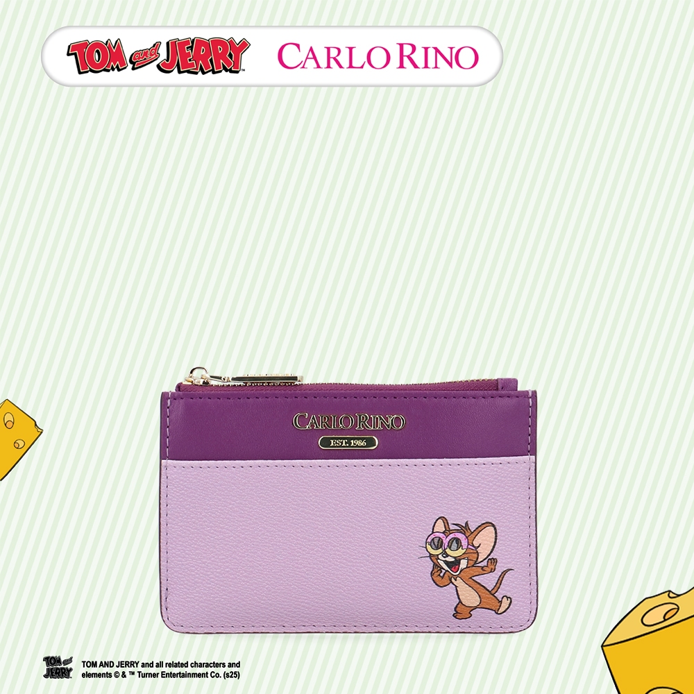 Carlo Rino Tom and Jerry Card Case - Purple | Shopee Malaysia