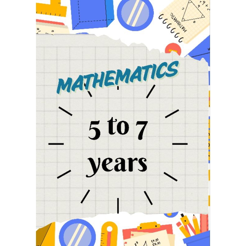 mathematics worksheet for kids 5 to 7 years old | Shopee Malaysia
