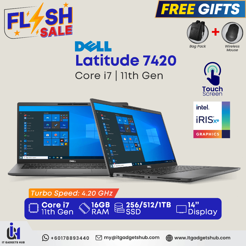 Dell 11th 12th Gen Premium Laptops | Model 7420 7410 7330 5540 5520 ...