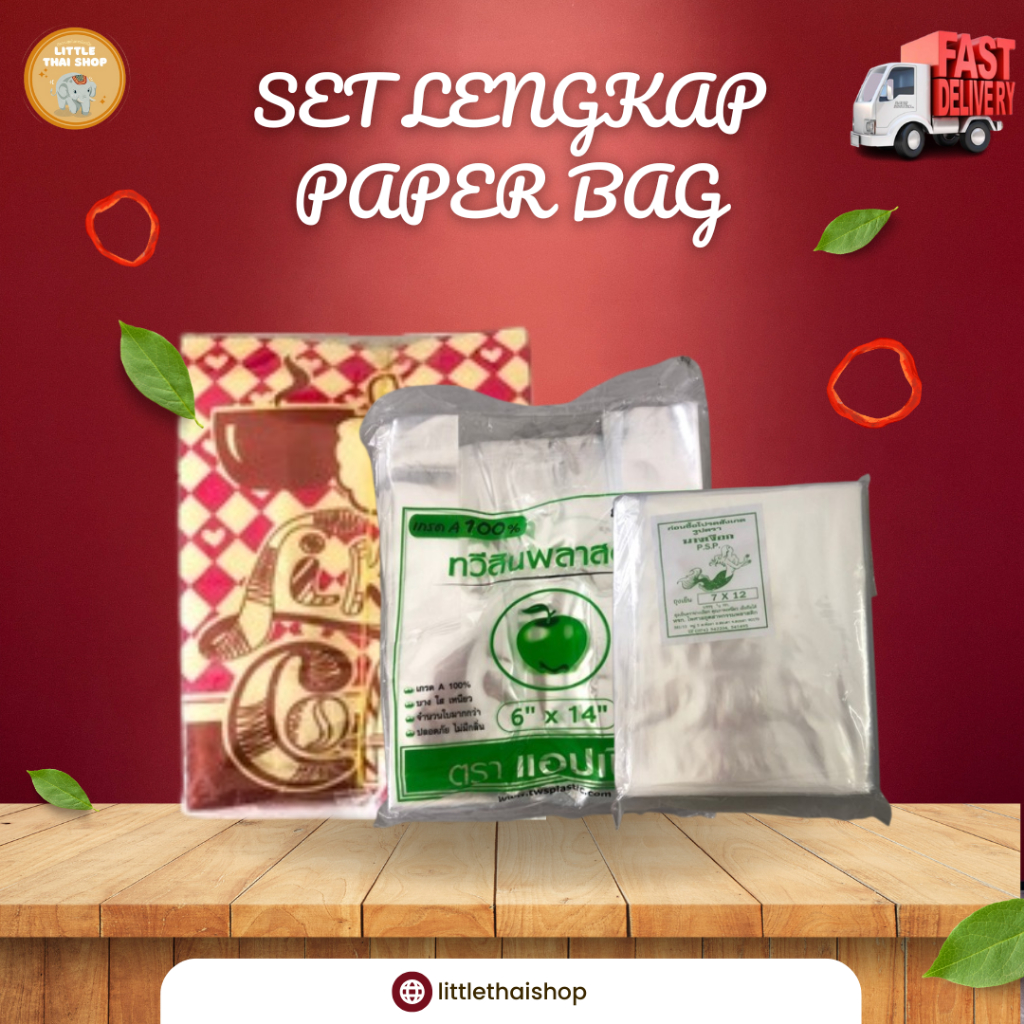 Set Paper Bag Air Viral Thailand (CORAK RANDOM) | Shopee Malaysia