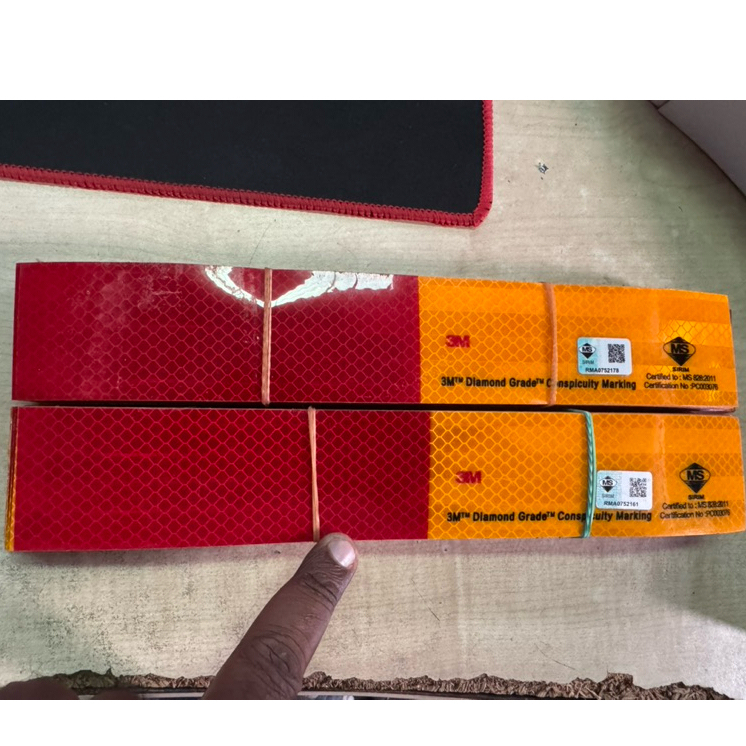 3M BRAND ORIGINAL SIDE MARKING STICKER LORRY UKURAN JPJ/PUSPAKOM ADA ...