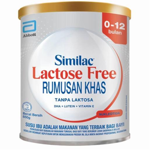 Similac Lactose Free (for 0 to 12 mths) 375g / 850g | Shopee Malaysia