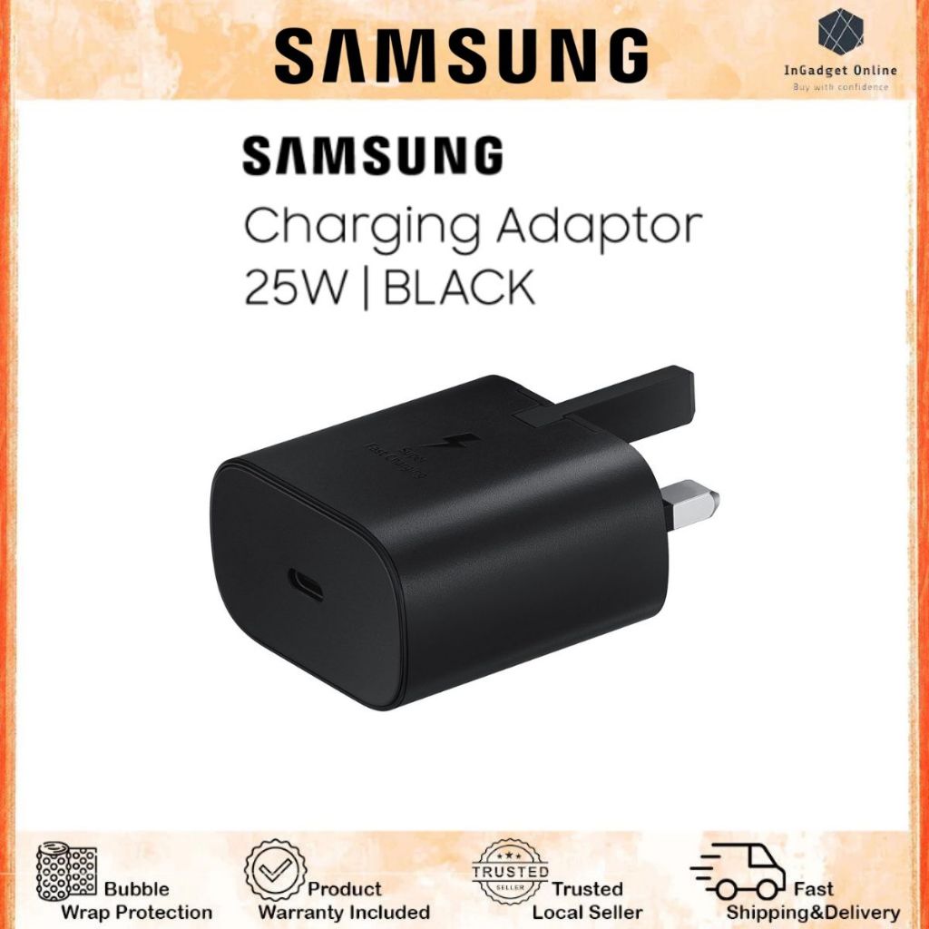 Samsung 25w Power Adapter | 100% Original Set For Malaysia | Fast ...