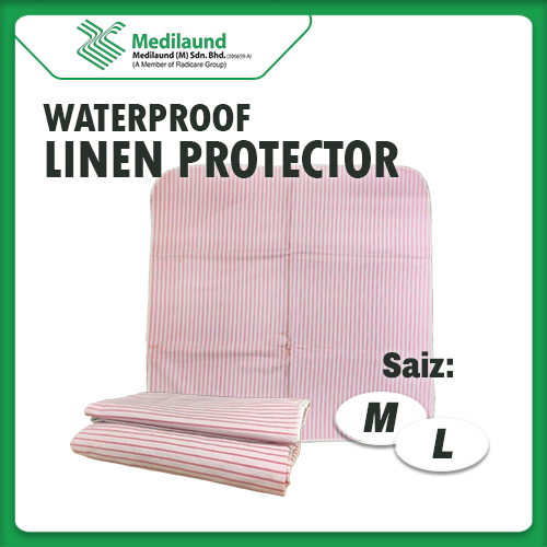 Medilaund Waterproof Linen Mattress Protector Sirim Hospital Grade ...