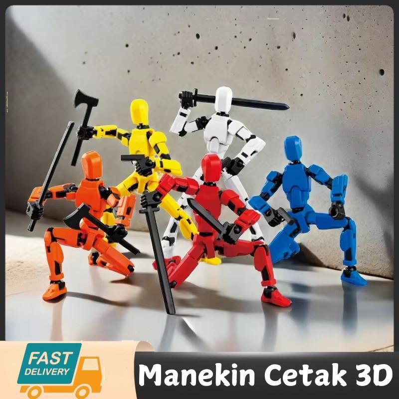Mainan Dummy, Dicetak 3D, Tokoh Aksi Bergerak Berbilang Joints, dengan ...