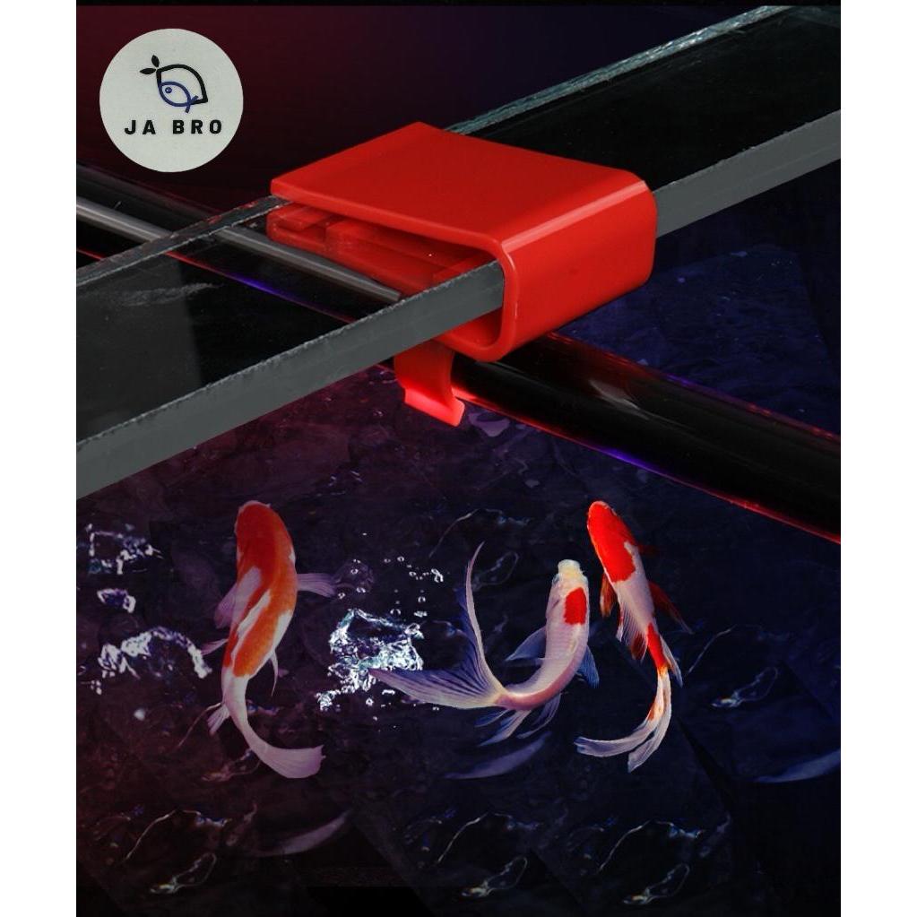 1PCS AQUARIUM LED LIGHT HOLDER WATER PIPE HOSE MOUNT BRACKET FIXED CLIP ...