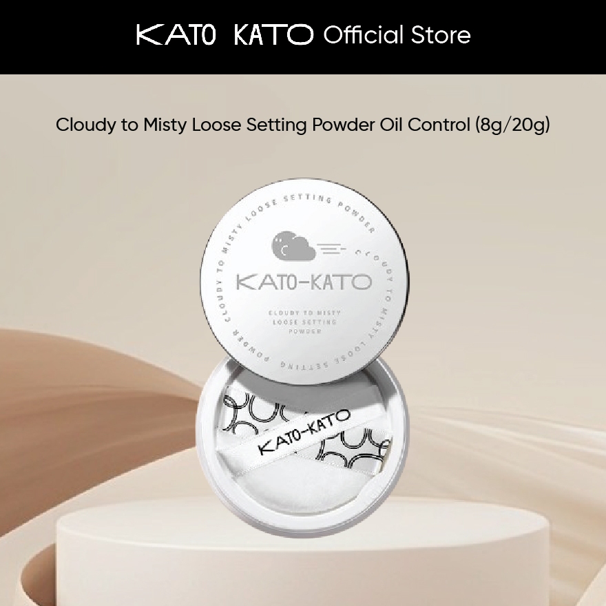 KATO-KATO Cloudy to Misty Loose Setting Powder Oil Control (8g/20g ...