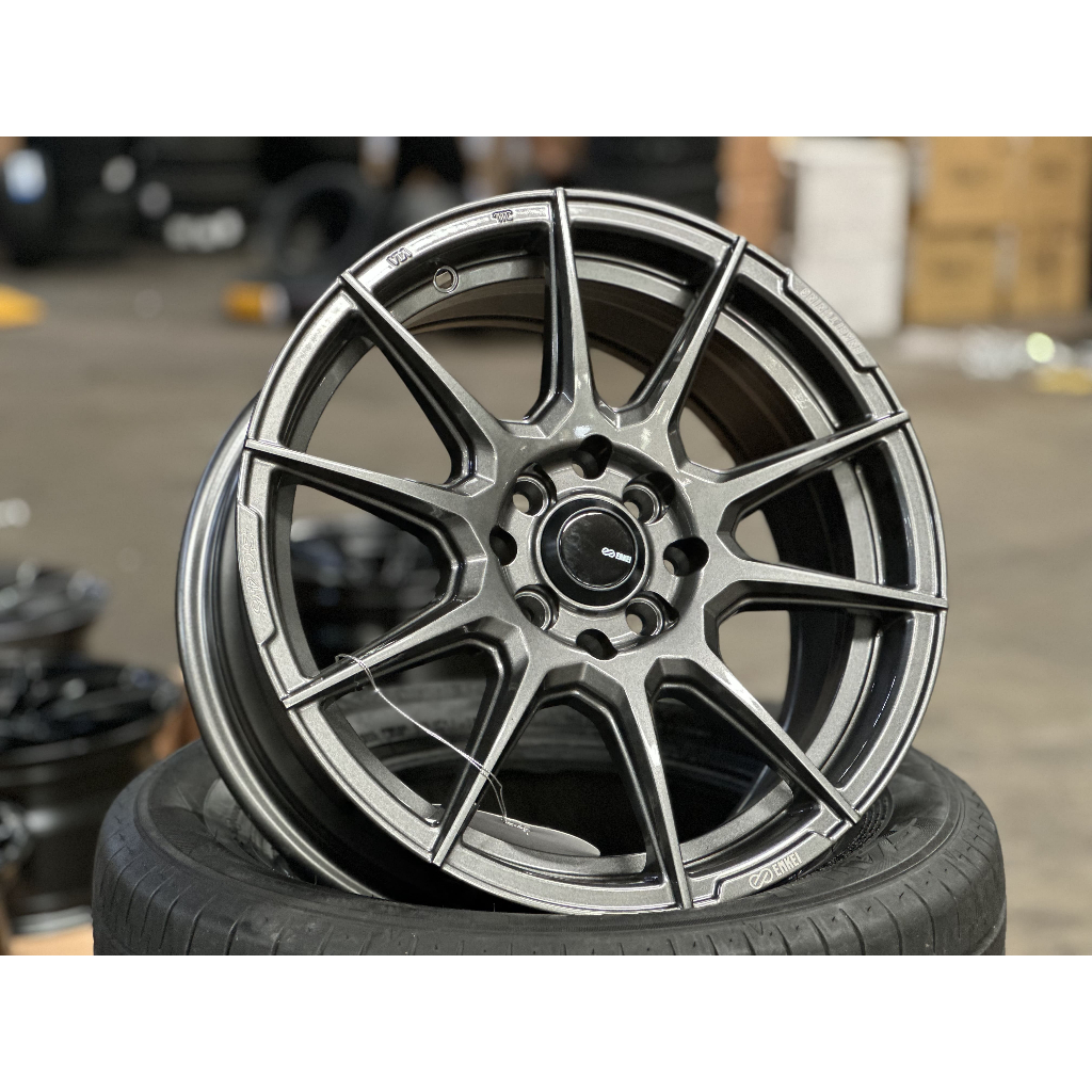 NEW 16X7J Enkei Tuning SC46 Rim (set of 4) Gunmetal 4X114.3 for Persona ...