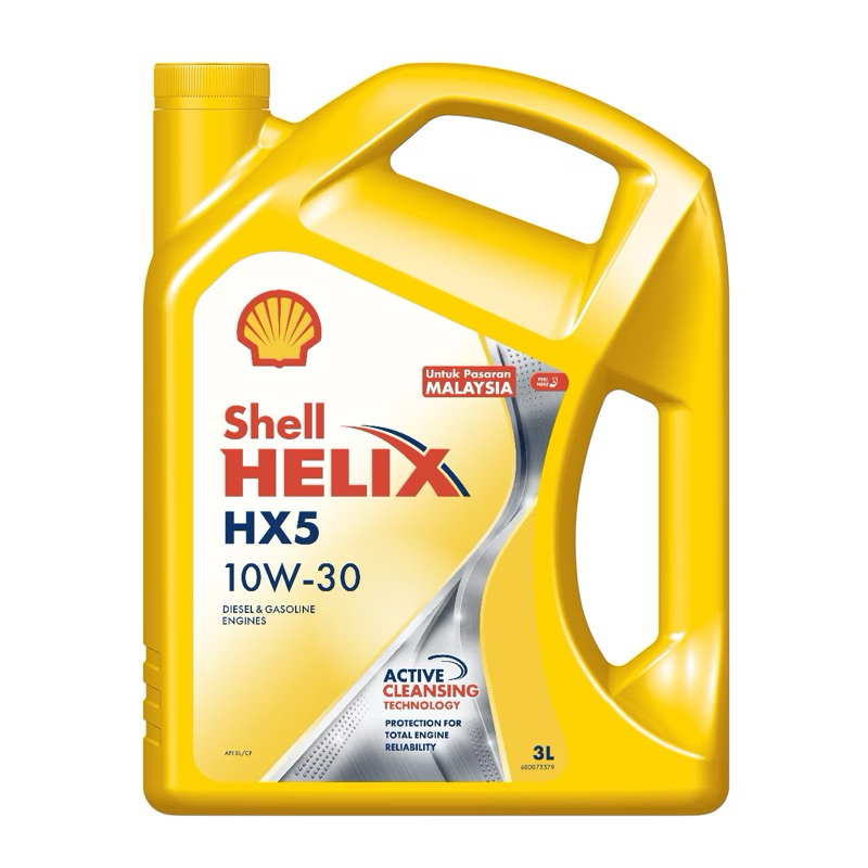 100% ORIGINAL SHELL HELIX HX5 10W30 3L | Shopee Malaysia