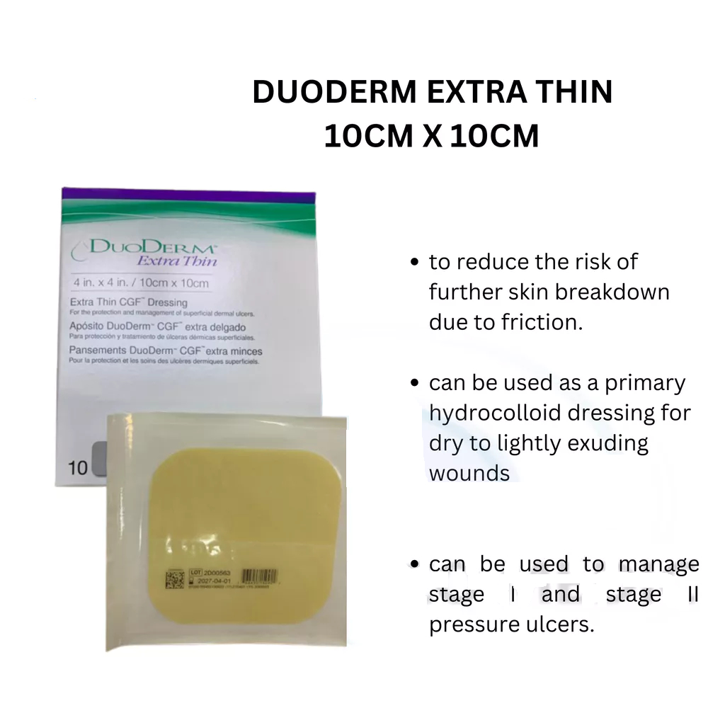 DUODERM EXTRA THIN I 10CM X 10CM I STERILE I READY STOCK | Shopee Malaysia