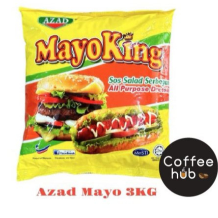 (Ready Stock)Azad Mayo King 3 Kg Mayonis | Shopee Malaysia