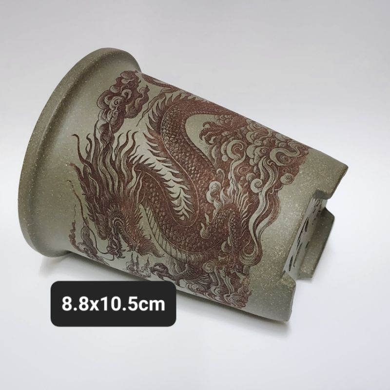dragon bonsai pot 龍花盆 pasu naga mini | Shopee Malaysia