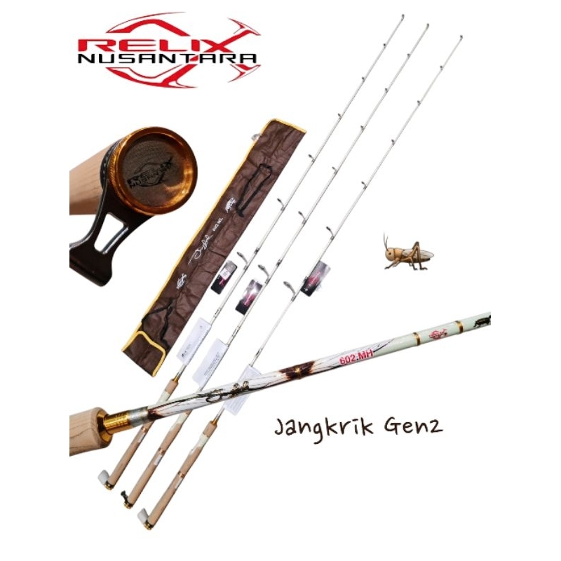 New ..RELIX JANGKRIK GEN2 SPINNING FISHING ROD | Shopee Malaysia