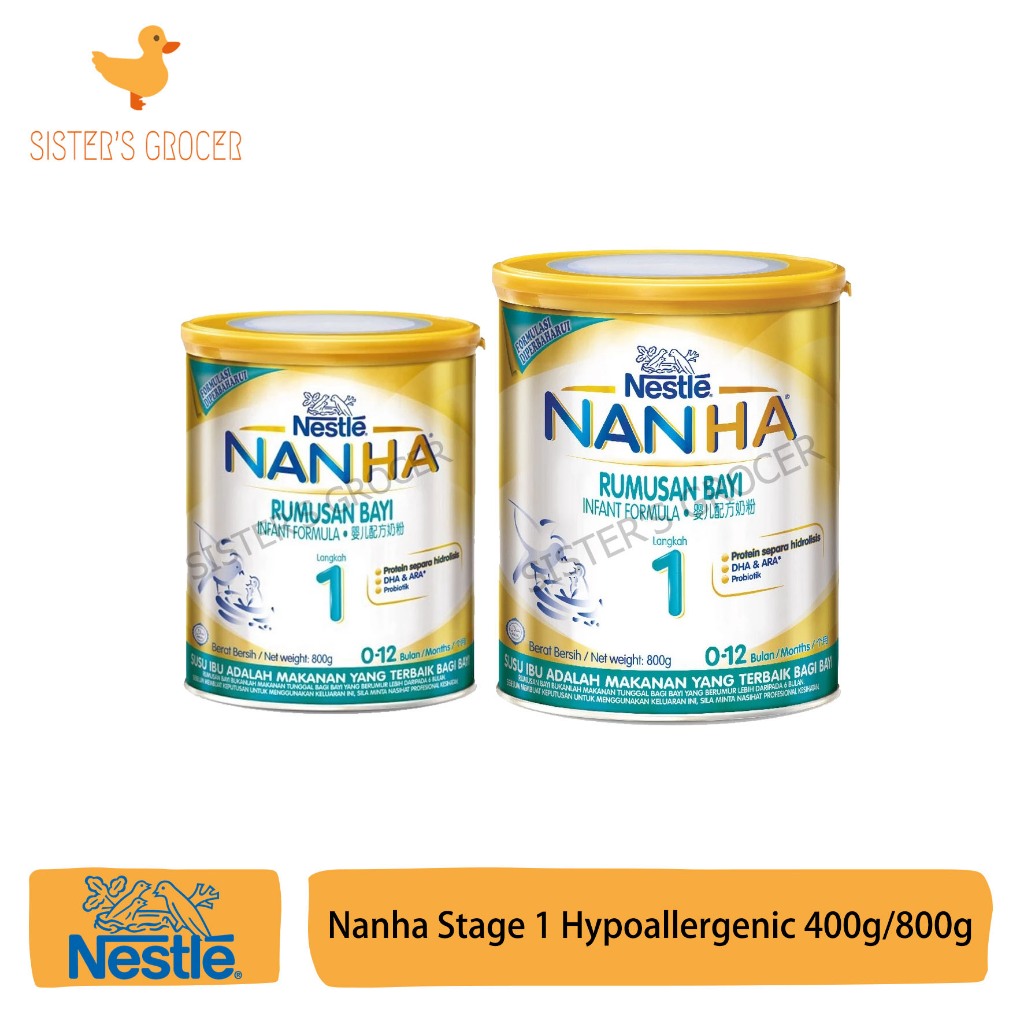 Nestle Nan HA Stage 1 Hypoallergenic (400g/800g) | Shopee Malaysia