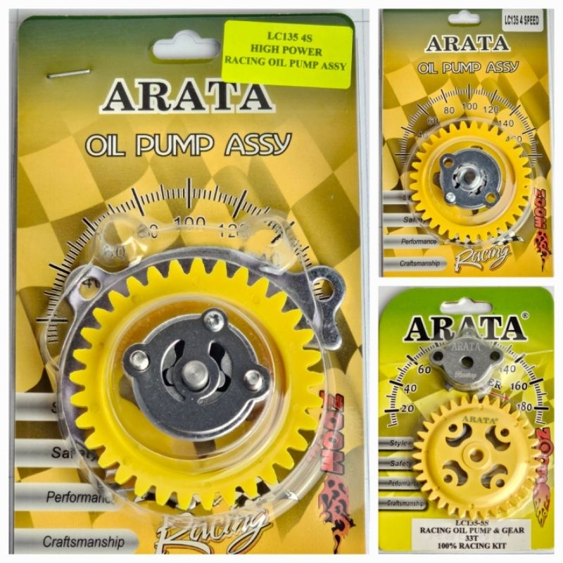 Oil pump arata lc 4s 5s LC135 4S / 5S Arata Racing Oil Pump Assy / High Power Oil Pump 28MM ...