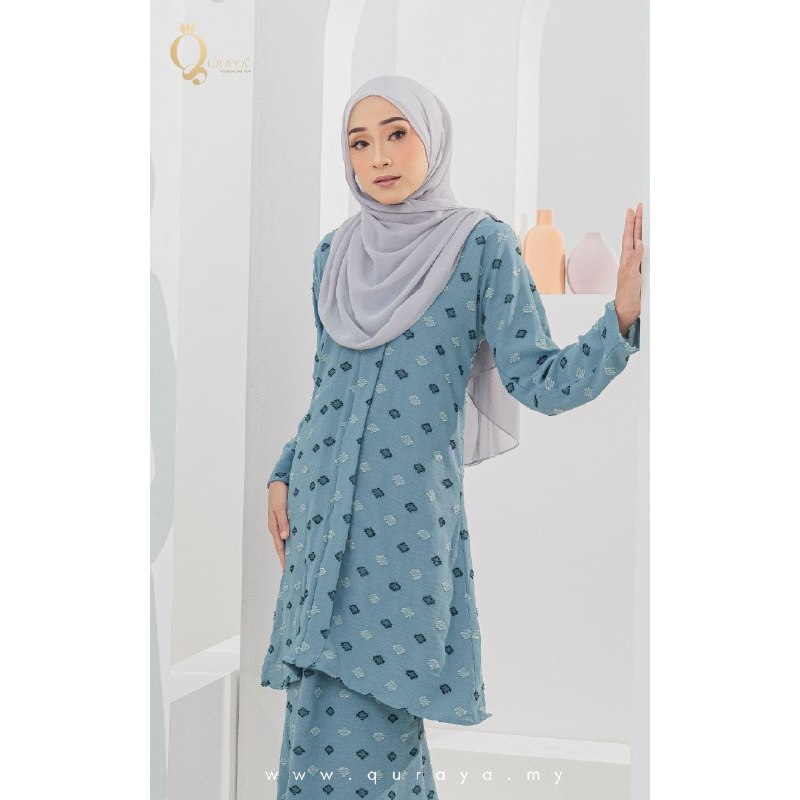 Baju Kurung Kebarung Iceberg Ironless Saiz S - 5XL Plain Loose Plus Size Ready Stock Raya Sale ...