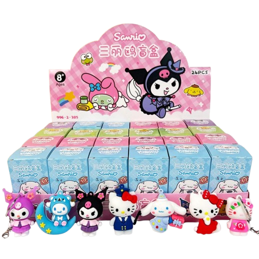 Hello Kitty Blind Box Keychain Kuromi Blind Box Keychain Melody ...