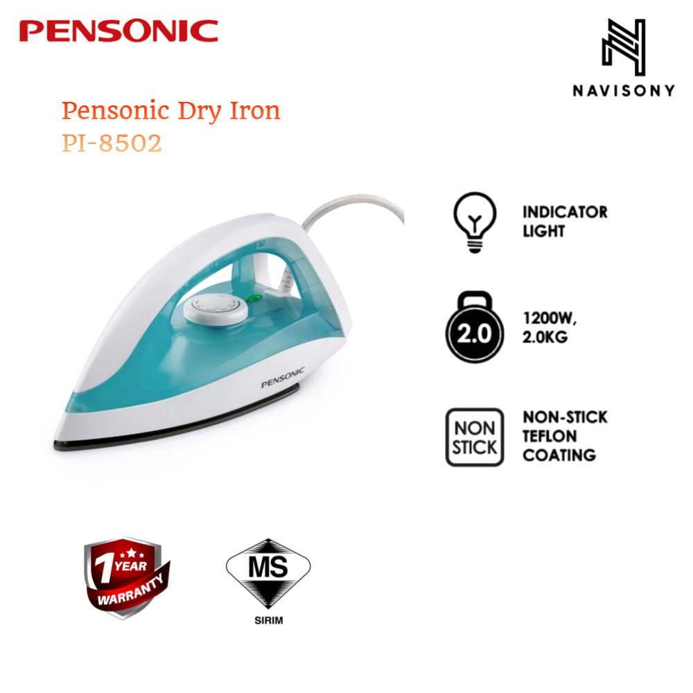 Pensonic Dry Iron PI-8502 | Shopee Malaysia