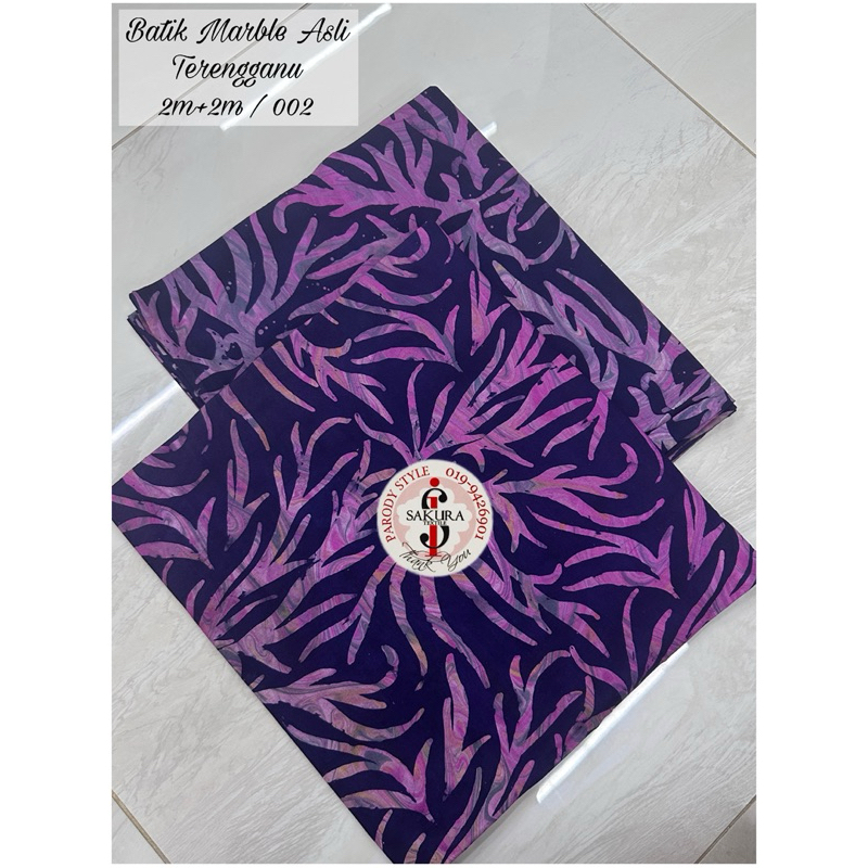 [i-Sakura Textile] Batik Marble Asli - Original Terengganu | Shopee ...