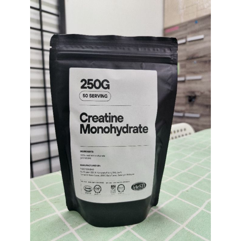 [MESH 200] TYZO Creatine Monohydrate 250g Unflavored - HALAL, GMP ...