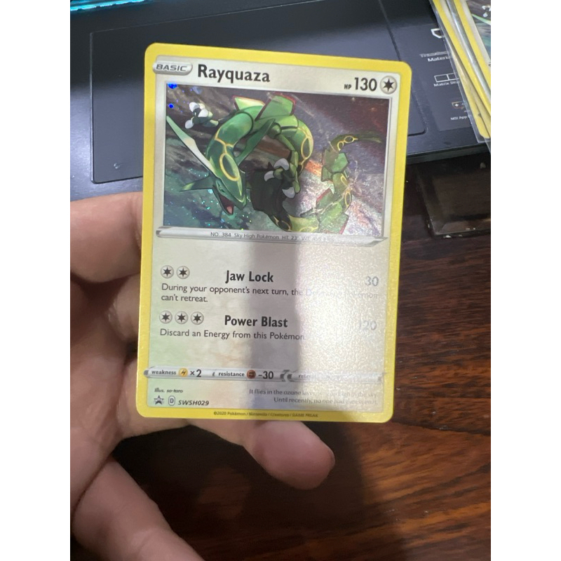 Pokemon Tcg - Rayquaza promo SWSH029 holo | Shopee Malaysia