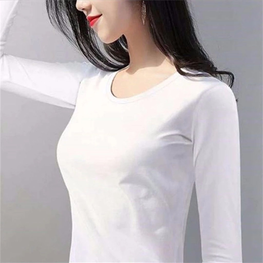 PREMIUM Baju Inner REGULAR Round Neck(S-2XL)Women Inner Plain Muslimah ...