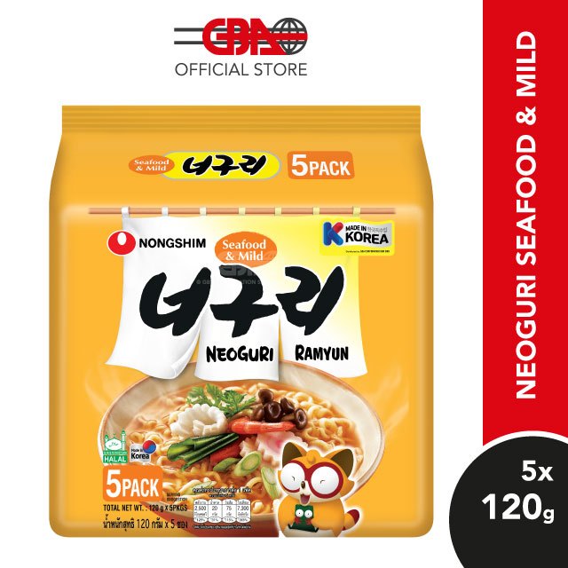 NONGSHIM Neoguri Ramyun (Mild) (5 x 120g) | Shopee Malaysia
