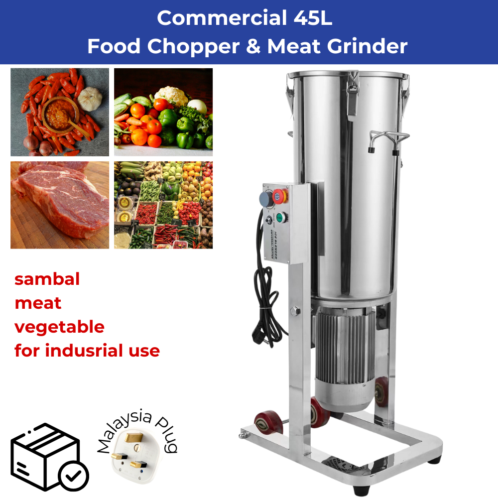 Commercial 45L Food Chopper & Meat Grinder – Sauce/Sambar Blender ...