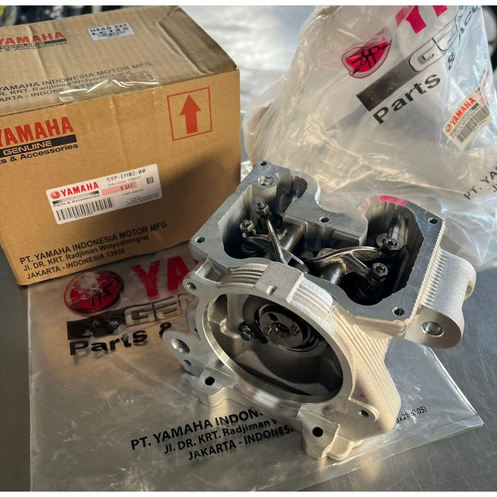 YAMAHA LC135 CYLINDER HEAD SET COMP 0 STANDARD STD ROCKER ARM VALVE ...