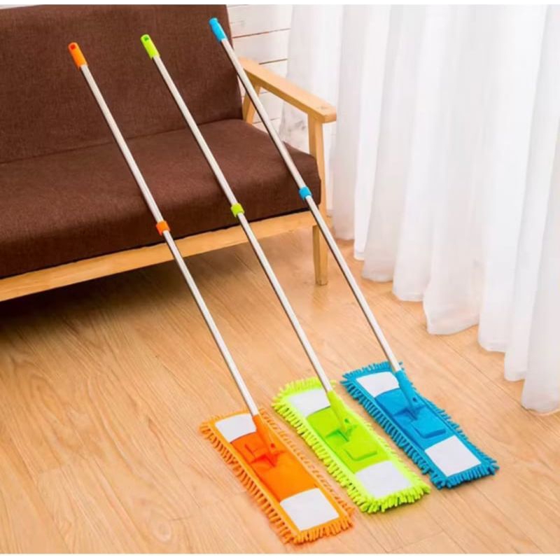 BMS telescoping pole magic microfiber noodle dust mop (mop lantai ...