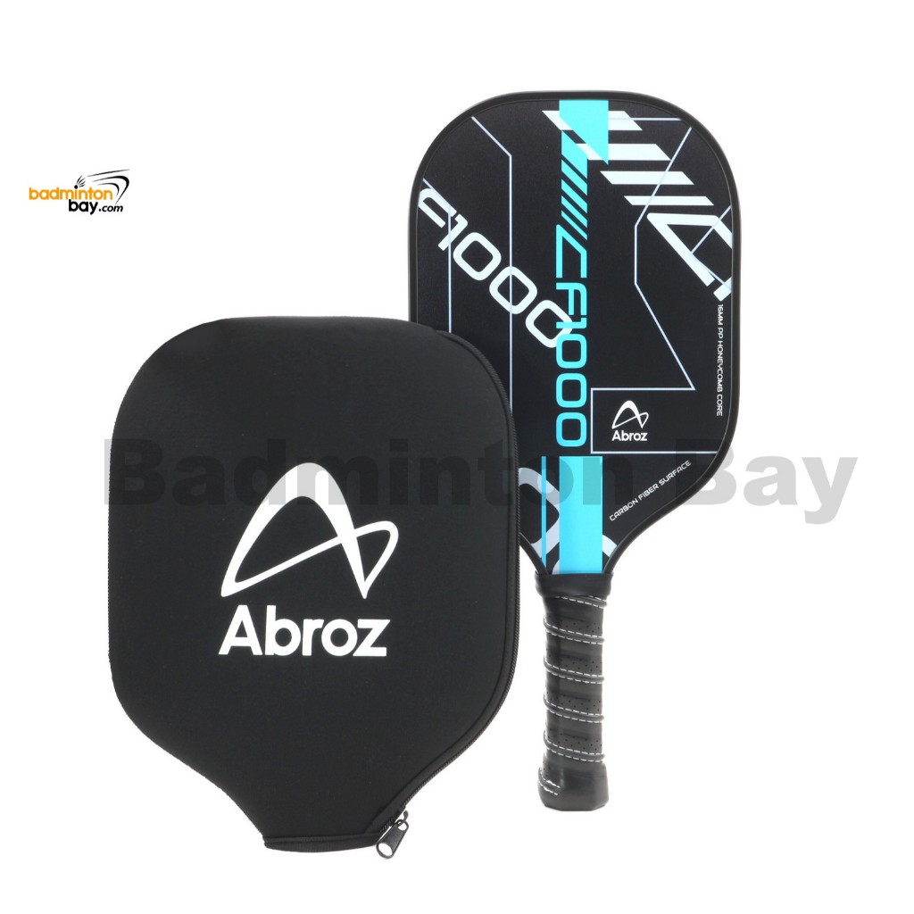 Abroz CF1000 Carbon Fibre Pickleball Paddle With Cover Pickleball ...