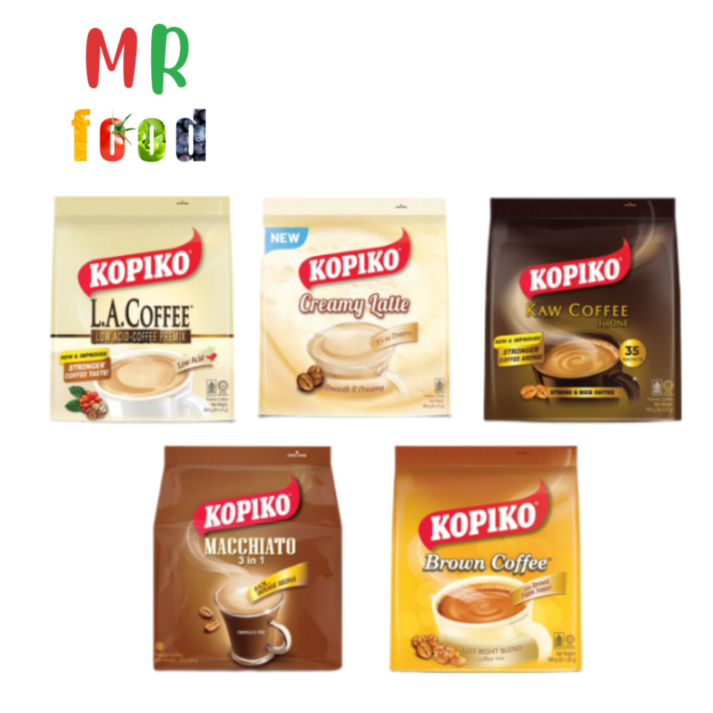 Coffee Instant Kopi Kopiko 3 in 1 Sachets Macchiato Brown LA Creamy ...