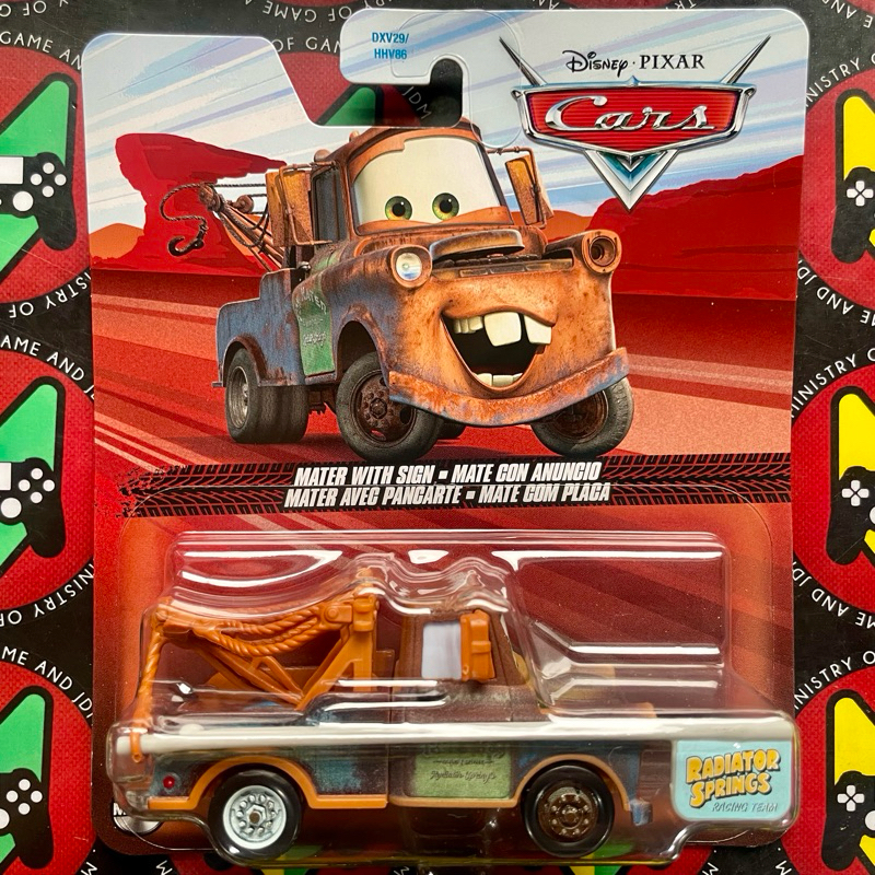 Hot Wheels Disney Pixar Cars Mater With Sign | Shopee Malaysia