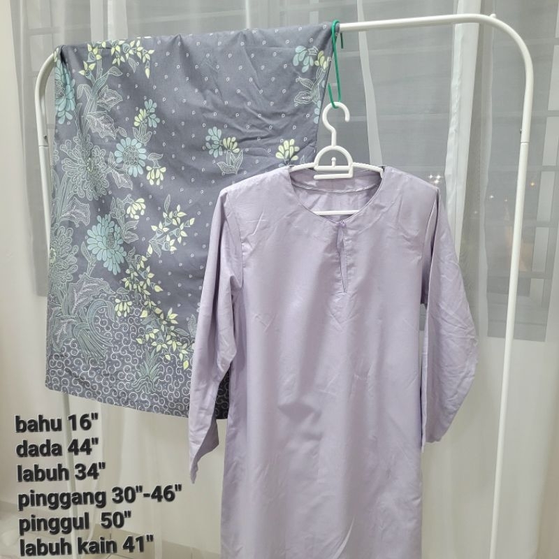 RAYA TEMA GREY KAIN BATIK | Shopee Malaysia