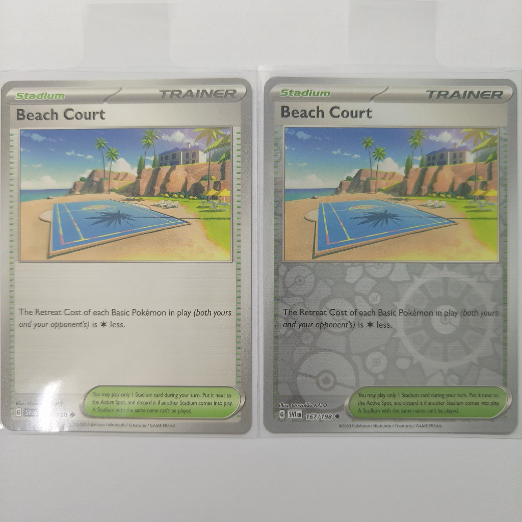 Pokemon Scarlet & Violet! SV1 / Beach Court - 167/198 (Common & Reserve ...