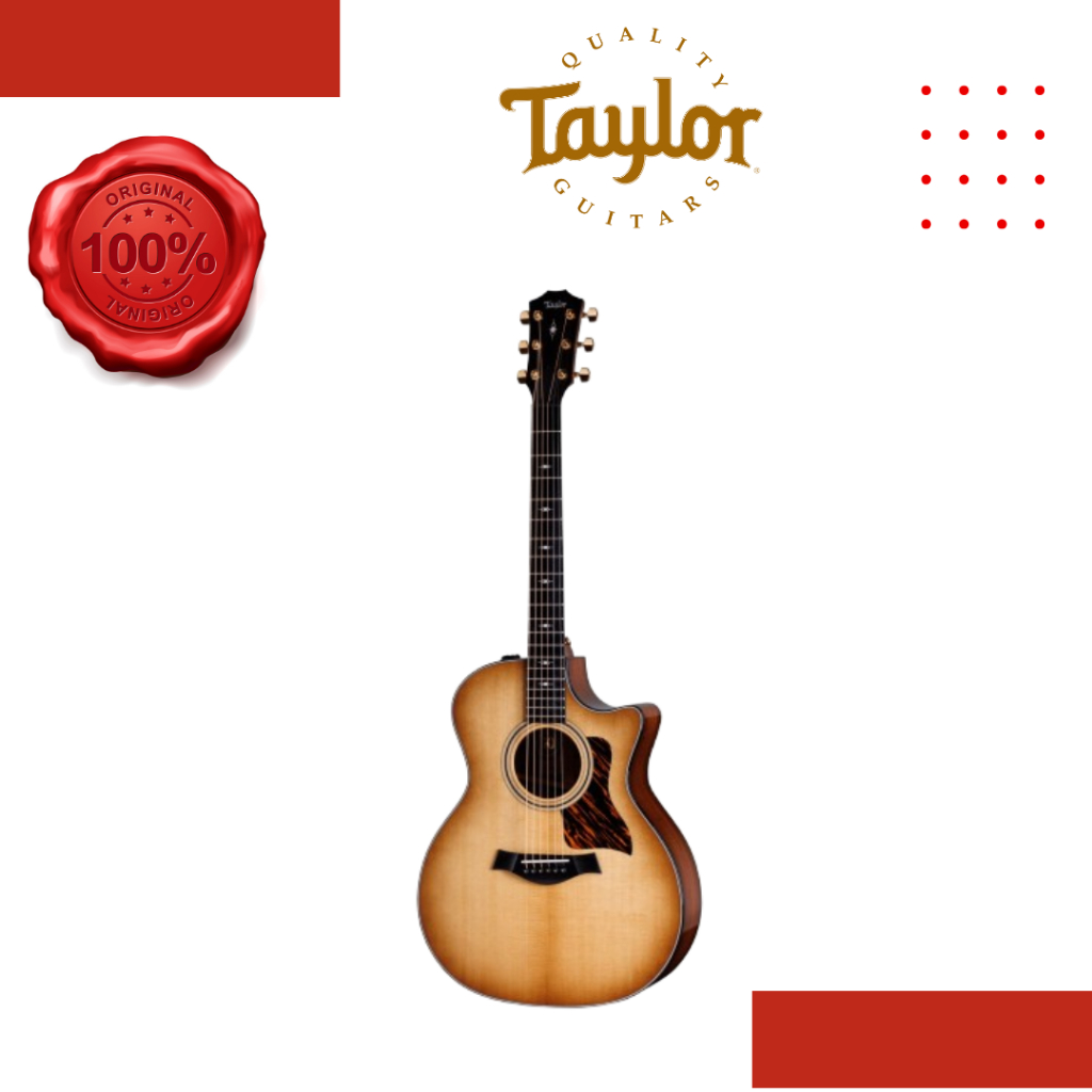 Taylor 314CE 50th Anniversary Limited Edition V-Class Bracing Cutaway ...
