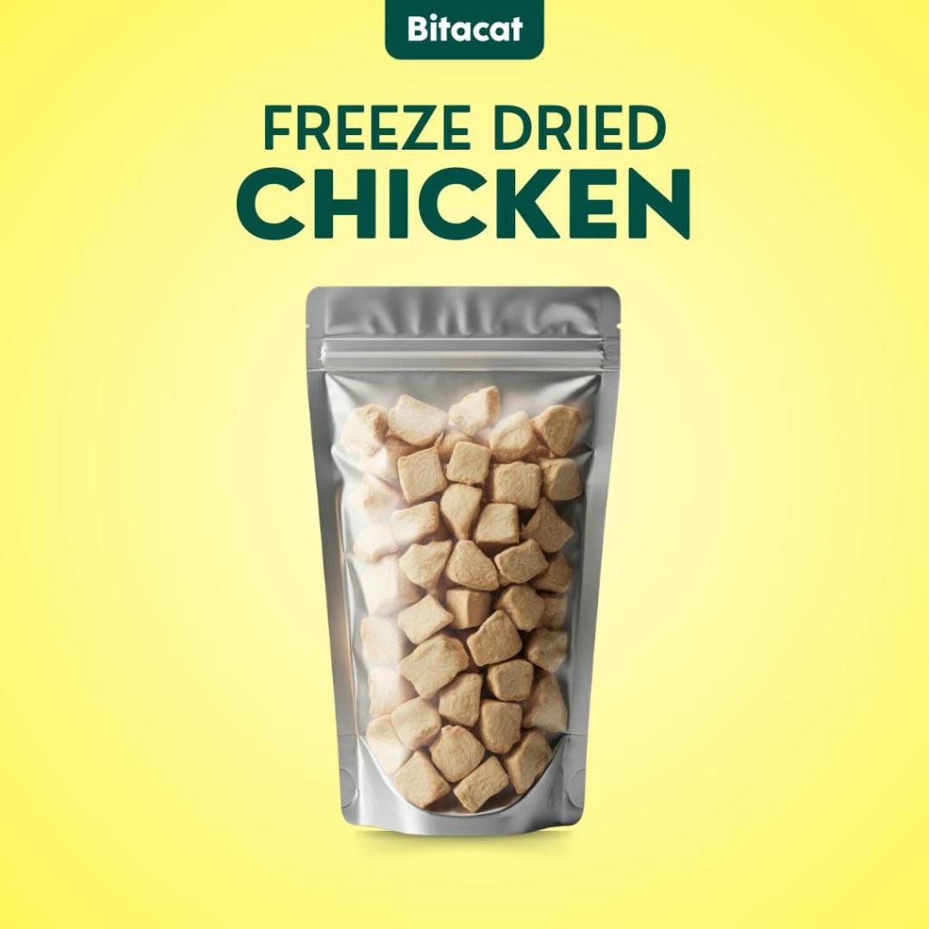 [BITACAT OFFICIAL STORE] Bitacat Freeze Dried Chicken 100g - Tinggi ...