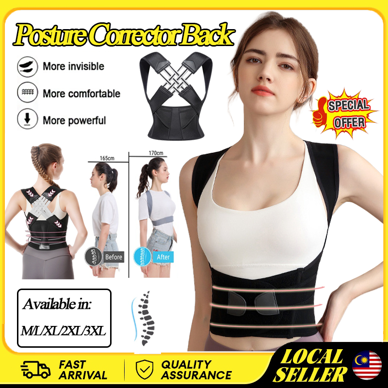 Breathable Back Correction Strap Adult Posture Corrector Belt Women Men ...