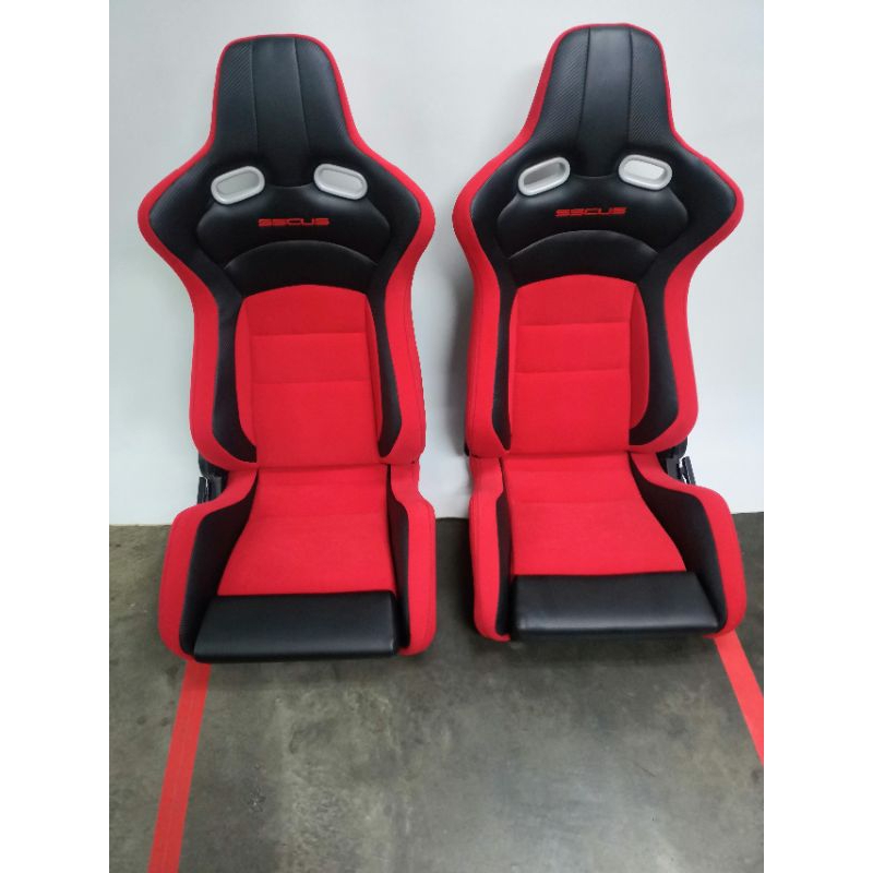 Sscus Viper 611 red Semi Bucket Kerusi Kereta Seat | Shopee Malaysia