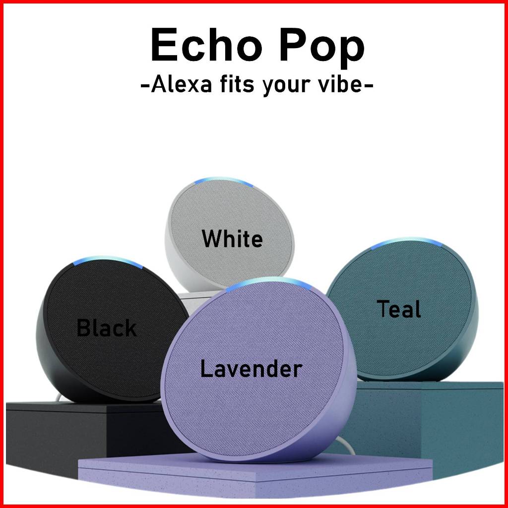 LATEST Echo Pop | Alexa Smart Speaker Alexa Voice Assistant | Echo Dot ...