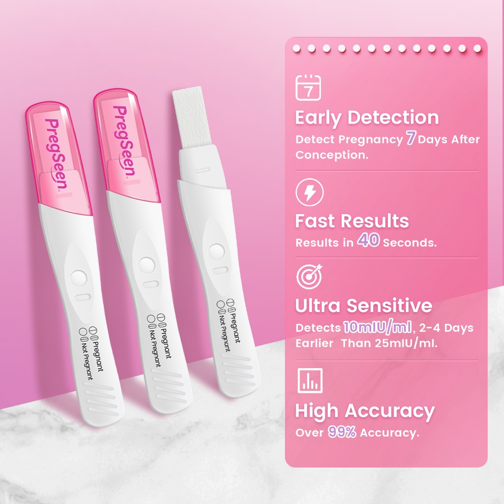 ACCUFAST Pregnancy Test Accuracy 99.99% 10MIU Urine Pregnancy Test HCG ...