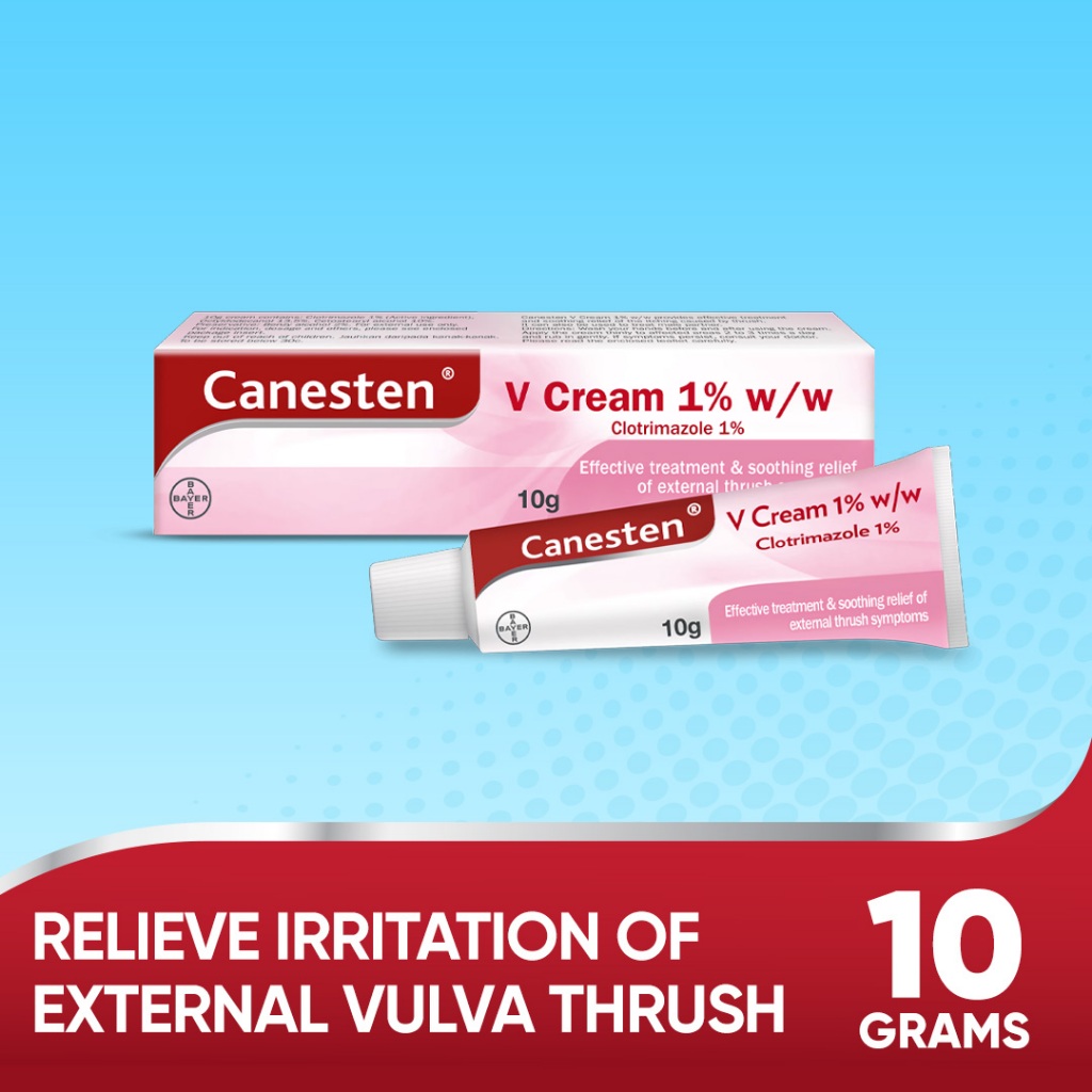 Canesten V Cream 1% For External Thrush Treatment (10g) | Shopee Malaysia