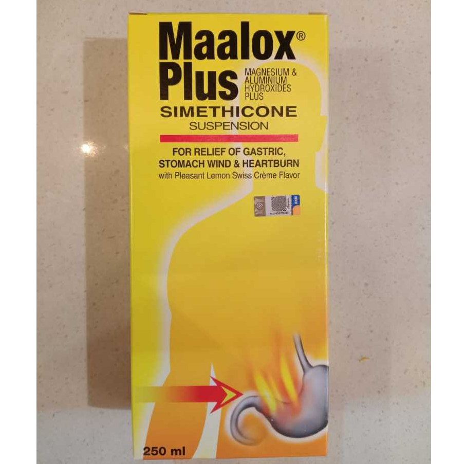 MAALOX PLUS SUSPENSION 250ML | Shopee Malaysia