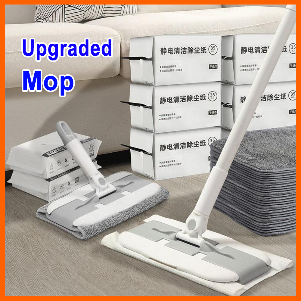 Mop Tisu Pakai Buang Wet Dry Wipe Tissue Wipes Kertas Pengelap Lantai ...