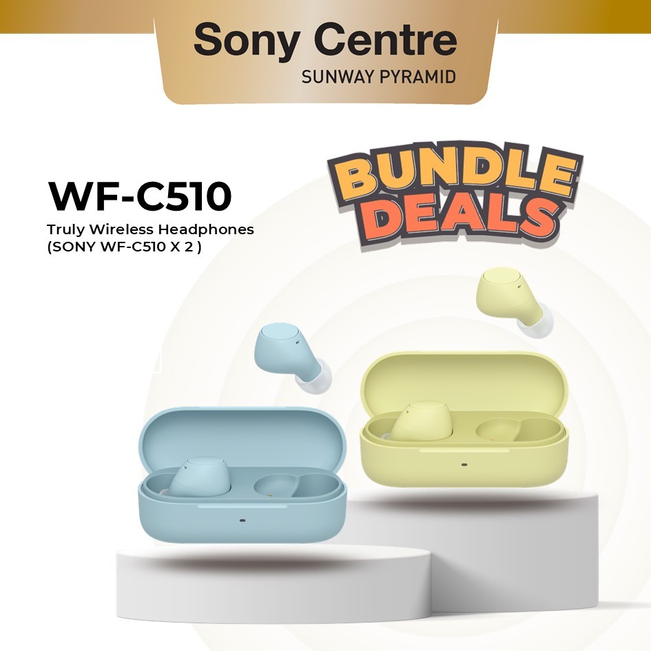[BUNDLE DEALS] SONY WF-C510 Truly Wireless Headphones | Shopee Malaysia