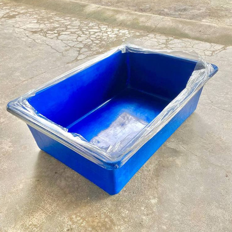 FIBRETANK BEKAS IKAN GUPPY TONG BIRU GUPPY KOLAM MINI IKAN | Shopee ...