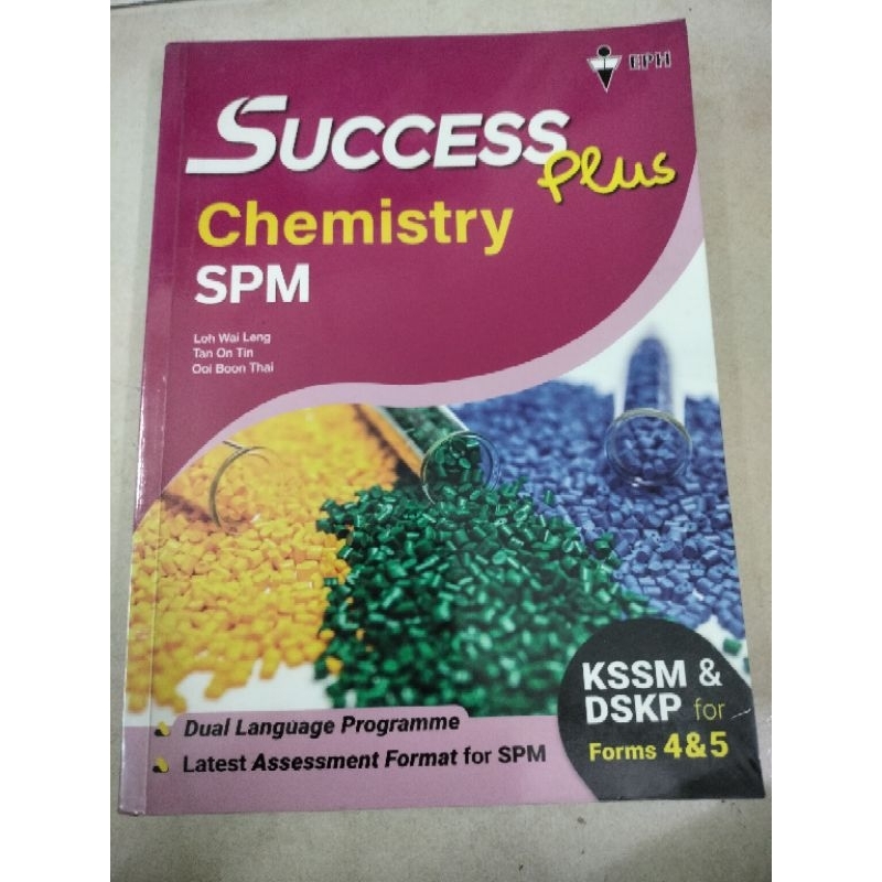 SUCCESS Plus Chemistry SPM Form 4&5 (English) | Shopee Malaysia